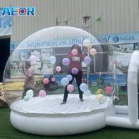 China Party inflatable balloon bubble house new design commercial grade transparent dome inflatable bubble balloon house for sale