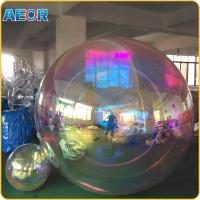 China 100CM Colorful PVC Inflatable Mirror Ball For Party Decoration And Event for sale