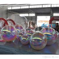 China 100CM Colorful PVC Inflatable Mirror Ball For Party Decoration And Event for sale
