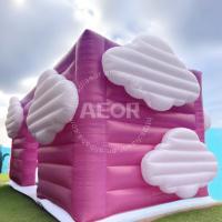 China Outdoor Event Inflatable Cube Tent Large Portable Inflatable Nightclub for sale