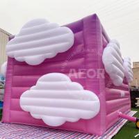 China Outdoor Event Inflatable Cube Tent Large Portable Inflatable Nightclub for sale