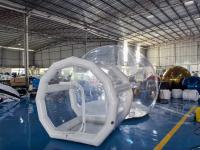 China Inflatable Bubble Tent Clear Igloo PVC Dome Tent Commercial Inflatable Bubble House For Kids for sale