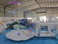 China Inflatable Bubble Tent Clear Igloo PVC Dome Tent Commercial Inflatable Bubble House For Kids for sale