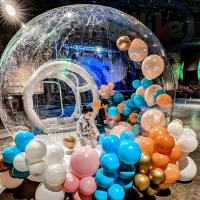 China Kids Party Infaltable Bubble House Clear Crystal Igloo Dome 10ft Inflatable Tent for sale