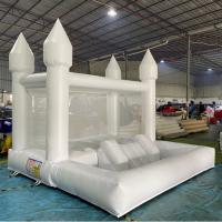 China Party Outdoor White Bounce House Inflatable Jumping Castle For Kids With Ball Pit for sale