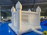 China Party Outdoor White Bounce House Inflatable Jumping Castle For Kids With Ball Pit for sale