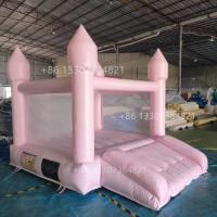 China Party Pink Bounce Castles Jump Play House Bouncy Inflatable Bounce House for sale
