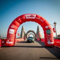 China Factory Customized Air Arch Sponsor Branding Start Finish Line Sports Advertising Inflatables for sale