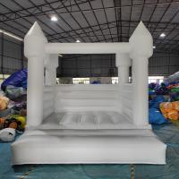 China Commercial Grade Wedding White Bounce House For Outdoor Wedding Party Events for sale