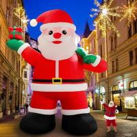 China Customize Size Advertising Inflatable Santa Claus For Christmas Decoration for sale