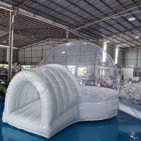 China Transparent Igloo Dome Tent PVC Globe Inflatable Bubble Tent House For Outdoor Camping for sale