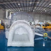 China Transparent Igloo Dome Tent PVC Globe Inflatable Bubble Tent House For Outdoor Camping for sale