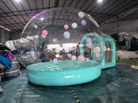 China Custom Color Inflatable Dome Tent PVC Globe Inflatable Bubble House For Wedding Party for sale
