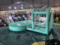 China Custom Color Inflatable Dome Tent PVC Globe Inflatable Bubble House For Wedding Party for sale