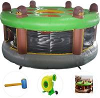 China Interactive Inflatable Human Whack-a-Mole Game Customized Interactive Game with Blower Repair Kit for sale
