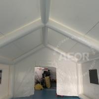China Outdoor Medical Inflatable Tent Removable Airtight Inflatable White Tent for sale