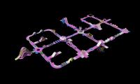 China 91X55Meter Sport Floating Aqua Inflatable Sea Water Park Obstacle Inflatable Water park for sale