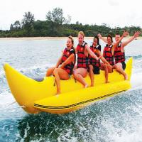 China Toy Towable Banana Boat Hot Sale Inflatable Fly Fish Water Sport Game Rubber Boat for sale