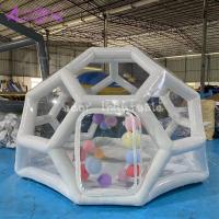 China Inflatable Dome Bubble Tent Transparent Camping Inflatable Football Bubble Tent With Balloon for sale