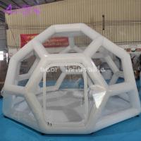 China Inflatable Dome Bubble Tent Transparent Camping Inflatable Football Bubble Tent With Balloon for sale