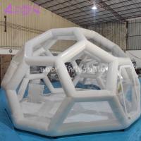 China Inflatable Dome Bubble Tent Transparent Camping Inflatable Football Bubble Tent With Balloon for sale