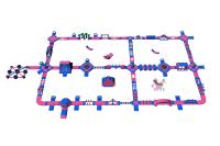 China 100X56Meter Amusement aqua park movable Easy set up commercial Floating Toys Inflatable Water Park for sale