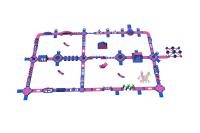 China 100X56Meter Amusement aqua park movable Easy set up commercial Floating Toys Inflatable Water Park for sale