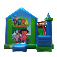China Disney Princess Bounce House Jumping Castle Pink Inflatable Slide Castle For Party for sale