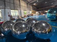 China Anging Inflatable Mirror Ball Mirror Balloon Giant Mirror Sphere For Decoration Sealed Gold/Silver Ball for sale