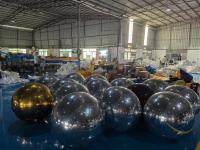 China Anging Inflatable Mirror Ball Mirror Balloon Giant Mirror Sphere For Decoration Sealed Gold/Silver Ball for sale