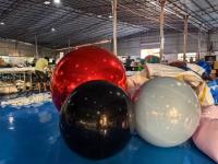 China Anging Inflatable Mirror Ball Mirror Balloon Giant Mirror Sphere For Decoration Sealed Gold/Silver Ball for sale