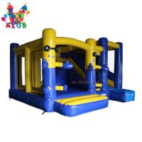 China PVC tarpaulin custom made inflatable castle Inflatable Slide with Blower for sale