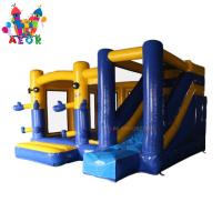 China PVC tarpaulin custom made inflatable castle Inflatable Slide with Blower for sale