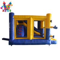 China PVC tarpaulin custom made inflatable castle Inflatable Slide with Blower for sale