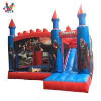 China The Avengers Commercial Grade Bouncy Combo Juegos Inflables Inflatable Jumping Castle Slide Kids Bounce House Bouncer for sale