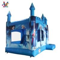 China Commercial Inflatable Water Bounce Slide Jumper Elsa Bounce House Slide With slide for sale