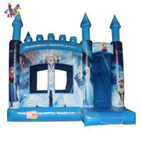 China Commercial Inflatable Water Bounce Slide Jumper Elsa Bounce House Slide With slide for sale