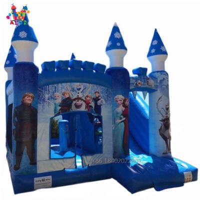 China Commercial Inflatable Water Bounce Slide Jumper Elsa Bounce House Slide With slide for sale
