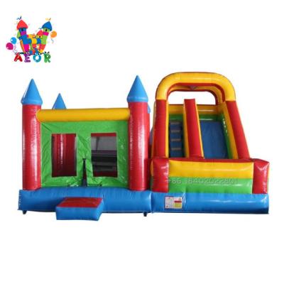China Commercial Inflatable Bouncy Moonwalk Jumping Castle Bounce House Inflatable Waterslide Combo For Kids Adults for sale