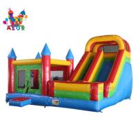 China Commercial Inflatable Bouncy Moonwalk Jumping Castle Bounce House Inflatable Waterslide Combo For Kids Adults for sale