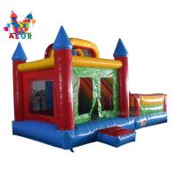 China Commercial Inflatable Bouncy Moonwalk Jumping Castle Bounce House Inflatable Waterslide Combo For Kids Adults for sale