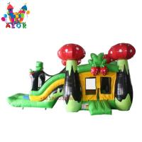 China Commercial Inflatable Bouncer Slider Combo Adult Cartoon Princess Bounce House Mushroom Jumping Castle for sale