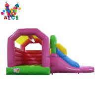 China Colorful Universal Trampoline Slide Combination For Boys And Girls Inflatable Bouncer for sale