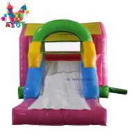 China Colorful Universal Trampoline Slide Combination For Boys And Girls Inflatable Bouncer for sale