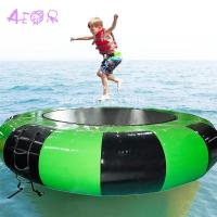 China Custom made 4 persons inflatable bungee trampoline with removable control machine for outdoor entertainment for sale
