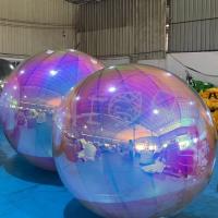 China Customizable Size and Color Inflatable Mirror Ball for Event and Party Decoration for sale