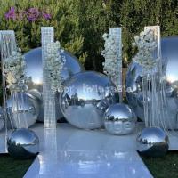 China Big Shiny Inflatable Balls Christmas Events Party Decoration Reflecting Giant Silver PVC Inflatable Mirror Ball/Sphere B for sale