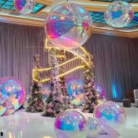 China Inflatable Mirror Balls Sphere PVC Large Reflective Mirror Balloon Big Shiny Ball For Disco Christmas Wedding Party for sale