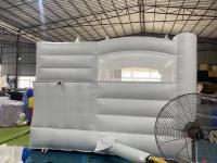 China Jumping Castle Inflatable Bounce House White Bouncy Castle With Slide for Outdoor Kids for sale