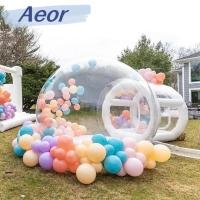 China Inflatable Bubble Tent Pvc Clear Tent Outdoor Wedding Party Commercial Inflatable Bubble Tent House for sale